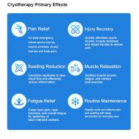 China Portable Co2 Shock Cryotherapy Device Safe Effective Local Cryo Therapy Device for Injury Recovery and Reduce Swelling for sale