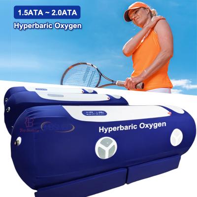 China 1.5ata 2.0ata Hyperbaric Oxygen Soft Chamber HBOT Concentrator for sale