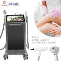 China Diode and Picosecond Laser Qswitch Nd Yag 2 in 1 Hair Removal Machine for sale