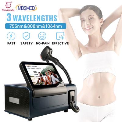 China ICE Portable Laser Hair Remover 2025 755 808 1064nm Triple Wavelengths for sale