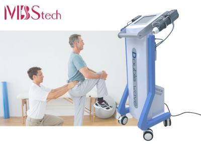 China Vertical Double Handles Wave Medical Physiotherapy Shockwave Therapy Machine for sale