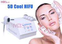 China 5 Cooling Cartridges Cold Skin Painless Face Lifting 5D HIFU for sale