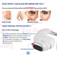 China 10000000 Shots Ice 8D HIFU Facial Machine Smas Lose Weight Anti - Wrinkle for sale