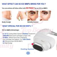 China Wholesale Price Hifu 3d 4d 5D Body Slimming Machine Focused Ultrasound Ice And Hifu Cartridge for sale