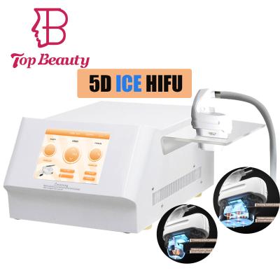 China Painless 5D Ice HIFU Skin Tightening Anti Wrinkle Device for sale