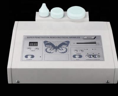 China Portable Spa Skin Care Device 3 Probes Ultrasonic Facial Massager Beauty Machine for sale