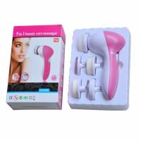 China 5 In 1beauty Care Massager Professional Face Cleansing Brush Electric Facial Cleansing Brush Face Brush Electric for sale