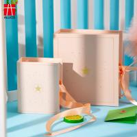China Paper Box Folding Cardboard Printed Magnetic Ribbon Packaging Gift Box Wedding for sale
