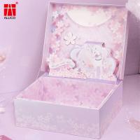 China Large Gift Box Storage Box Ribbon Magnetic Closure Packaging Box For Birthday Gift for sale
