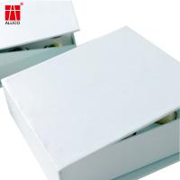China Custom Logo Print Paper Packaging Rigid Magnetic Gift Box With Ribbon for sale
