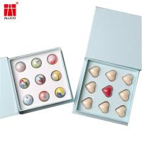 China Custom Logo Print Paper Packaging Rigid Magnetic Gift Box With Ribbon for sale