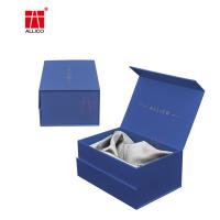 China Blue Gift Boxes With Magnetic Lids Foldable Present Packaging Boxes for sale