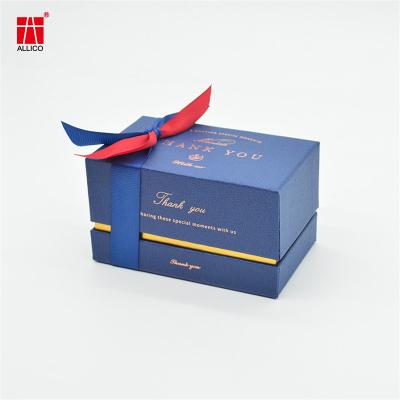 China Ring Jade Pendant Packing Cardboard Rigid Ring Gift Box Paper Packaging For Jewelry for sale