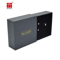 China Black Rigid Cardboard Paper Foldable Magnetic Lid Perfume Cosmetic Packaging Gift Box for sale