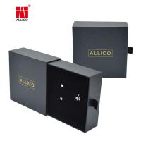 China Black Rigid Cardboard Paper Foldable Magnetic Lid Perfume Cosmetic Packaging Gift Box for sale
