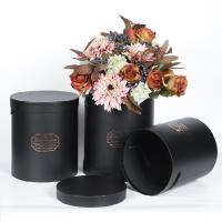 China Biodegradable Round Floral Flower Bouquet Gift Box For Hanukkah Matt Lamination for sale