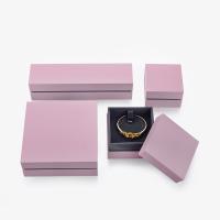 China Purple Cardboard Jewelry Gift Box 3.5 X 2.5 X 1.5inch For Bracelet for sale