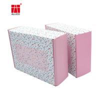 China White Pink 210gms C2S Corrugated Mailing Boxes For Clothes for sale