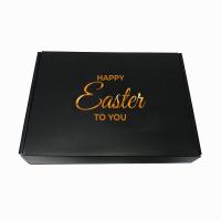 China Cosmetic 300dpi 1 Piece Corrugated Mailing Boxes Gold Logo for sale