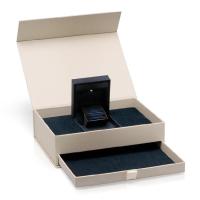 China 2 Layer Square B Flute Box , BSCI Rigid Drawer Style Gift Box for sale