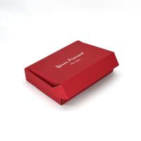 China 90d Red Corrugated Mailing Boxes Glossy / Matt Lamination With Logo for sale