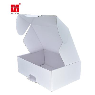 China B Flute Folding Mailer Boxes , CMYK Shoe Gift Box Web Press for sale