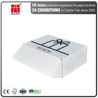 China 32 ECT Folding White Mailer Shoe Packaging Box FCS Standard Paper for sale