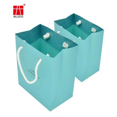 China Die Cut Recycled Paper Gift Bags for sale