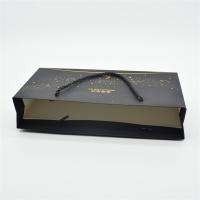 China Matt 150-250gsm Kraft Paper Shopping Bag With Rope Handles for sale