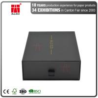 China CMYK Matt Black 157G 2mm Sliding Drawer Gift Boxes Pull Out For Christmas for sale