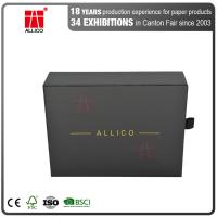 China CMYK Matt Black 157G 2mm Sliding Drawer Gift Boxes Pull Out For Christmas for sale