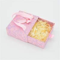 China Small Perfume 3mm Cosmetic Packaging Box With Ribbon Handle ALLICO for sale