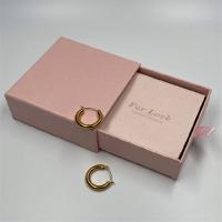 China PMS C2S 128gsm Luxury Earring Gift Box , Pull Out Drawer 12x12 Square Gift Box for sale