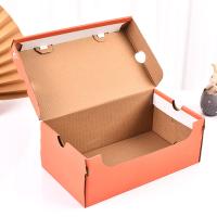 China Recyclable Cardboard Shoe Packaging Box , CMYK 6x6x6 Shipping Boxes for sale