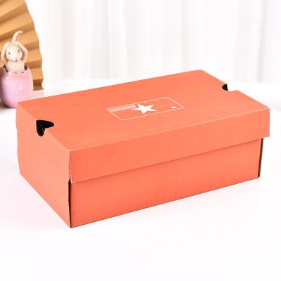 China Recyclable Cardboard Shoe Packaging Box , CMYK 6x6x6 Shipping Boxes for sale