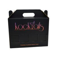 China Foldable Wine Bottle Shipping Box , OEM oDM 4 Bottle Wine Gift Box for sale
