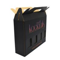 China Foldable Wine Bottle Shipping Box , OEM oDM 4 Bottle Wine Gift Box for sale