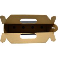China Foldable Wine Bottle Shipping Box , OEM oDM 4 Bottle Wine Gift Box for sale