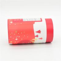 China OEM Red Kraft Paper Cylinders , 150g 5.3cm Tea Packaging Boxes for sale