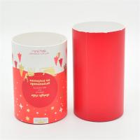 China OEM Red Kraft Paper Cylinders , 150g 5.3cm Tea Packaging Boxes for sale