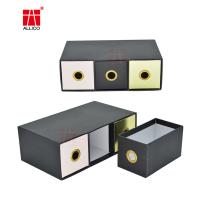 China Sliding Trolley 3 Drawer Box , CMYK 4C Printing Desk Paper Box for sale