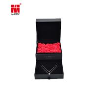China SGS Handmade Romantic Flower Bouquet Gift Box For Necklace ALLICO for sale