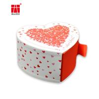 China Sliding Drawer Ribbon Tie Gift Box 40cm X 30cm , CMYK Valentines Heart Box for sale