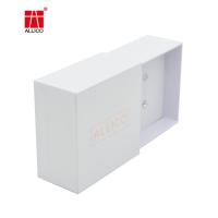 China 128gsm-400gsm White Cardboard Sliding Drawer Gift Boxes For Earring ODM for sale