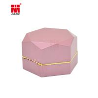 China Ring Display Cardboard Jewelry Gift Box 6.5*6.3*4cm with LED Premium Light for sale