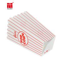 China Red And White Popcorn Food Packaging Gift Boxes 2.9 X 2.9 Inch For Movie for sale
