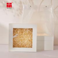 China CMYK 4.3x3.1x1inch Jewelry Cardboard Gift Boxes With Clear Window for sale