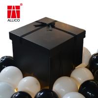 China Light Decorated Rectangular Boxes Garment Packaging Box With Tied Ribbon Bow for sale