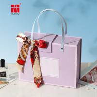 China 600gsm To 1400gsm Packaging Cardboard Gift Boxes With Panel Handle Allico for sale
