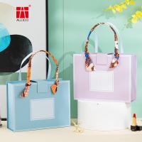 China 600gsm To 1400gsm Packaging Cardboard Gift Boxes With Panel Handle Allico for sale